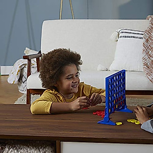 Connect 4 Classic Grid Board Game, 4 in a Row Game, Strategy Board Games for Kids, 2 Player Board Games for Family and Kids, Ages 6 and Up