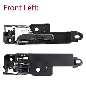 VYANYI Interior Door Handle (4PCS) Compatible with 2006-2012 Ford Fusion 2007-2012 Lincoln MKZ 2006 Lincoln Zephyr 2006-2011 Mercury Milan, for Front Rear Left Right Door