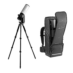 Unistellar eVscope 2 Digital Telescope - Smart, Compact, and User-Friendly Telescope with Electronic Eyepiece & Smart Light Pollution Reduction and Unistellar Backpack (2 Items)