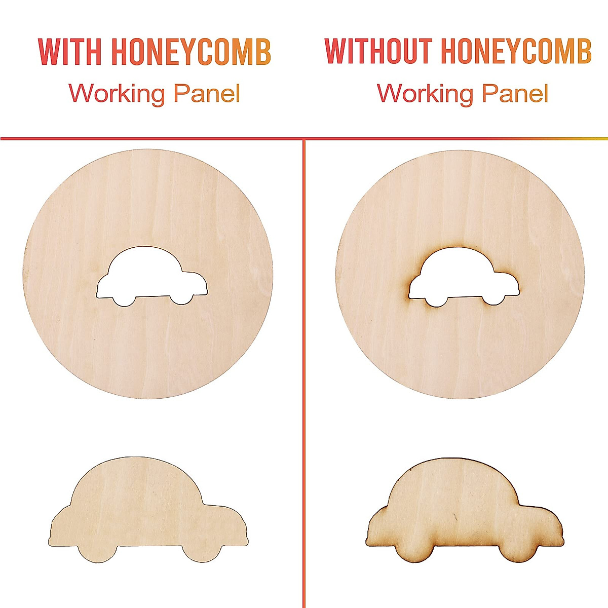 Honeycomb Laser Bed 400x400x22mm, Laser Honeycomb Bed for Laser Engraver and Cutter Machine, CO2 Engraver Cutting Machine, Laser Engraver Accessories, Smooth Edge, Aluminum(15.7x15.7x0.86in)