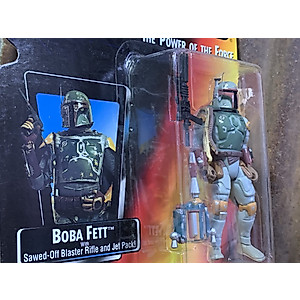 Star Wars, The Power Of The Force Red Card, Boba Fett Action Figure, 3.75 Inches