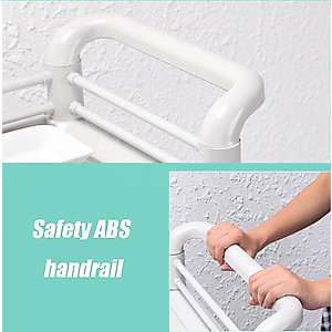 MTYLX Multifunctional Portable Trolleys with Wheels,Abs Utility Trolley Serving Cart with Wheels and Handle for Beauty/Salon/Dental,54×37×90Cm,54×37×90Cm