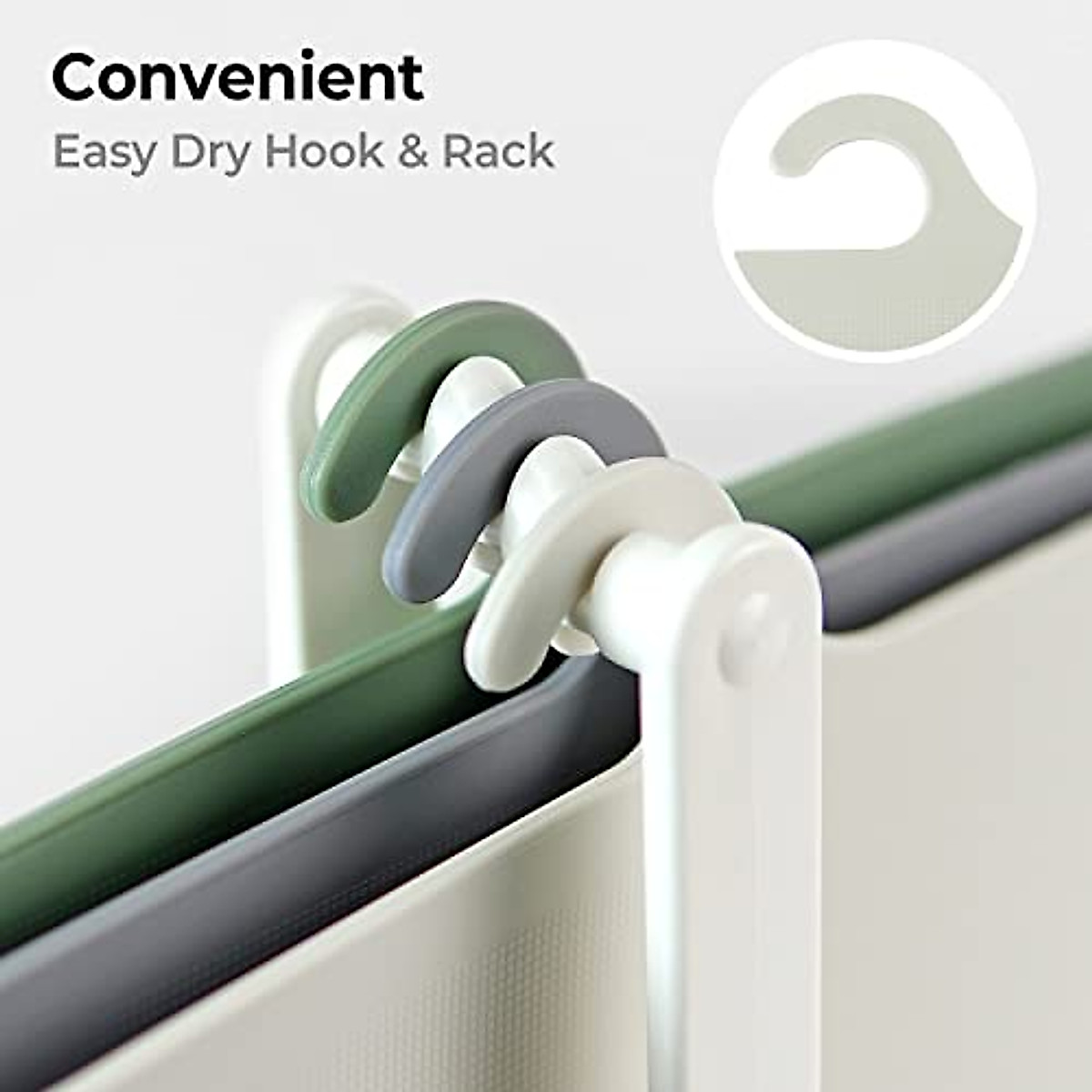 Carrotez Index Plastic Cutting Board With a Stand, Cutting Board Organizer Rack Storage, Cutting Board Organizer Stand Holder, Baking Sheet, Dishwasher-washable