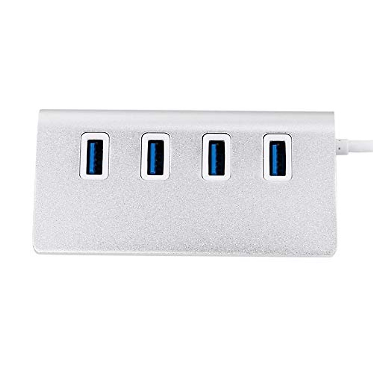 WJCCY One Drag Four Splitter Portable USB Splitter ，USB 3.0 4-Port Multi Hub Splitter Aluminum Adapter