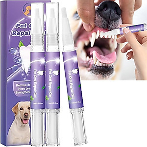 KXC Pet Oral Repair Gel for Dogs，Pet Oral Repair Gel, Pet Breath Freshener, Pet Oral Restorative Gel, Eliminate Breath, Without Brushing， for Dogs & Cats, Pet Teeth Repairing.