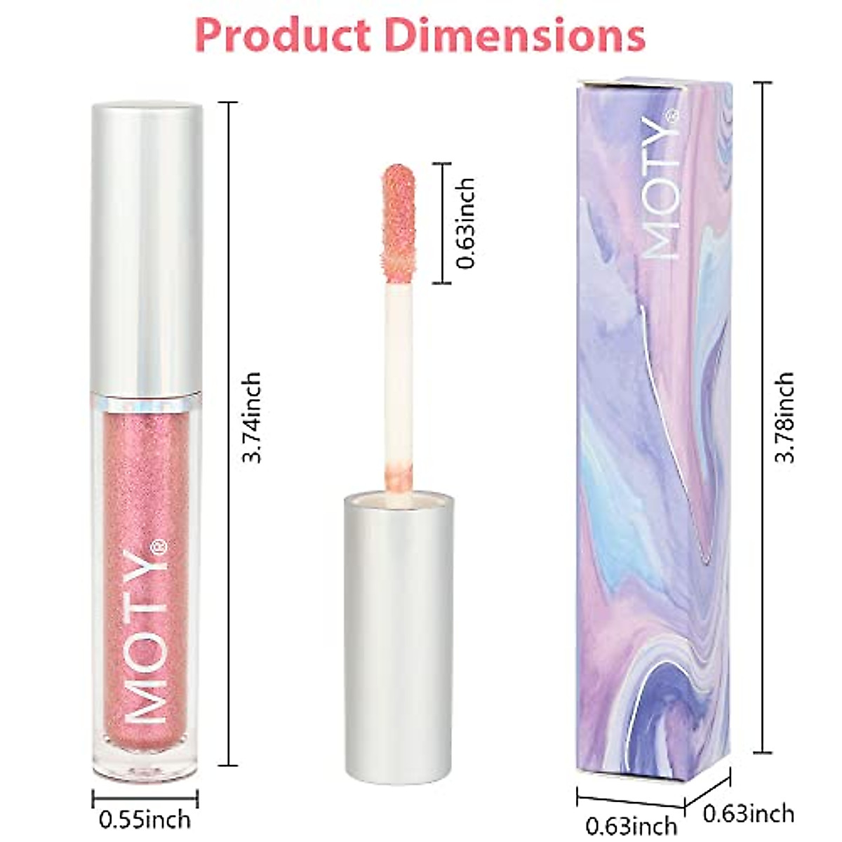 4 Colors Liquid Glitter Eyeshadow Eyeliner Makeup Sticks.Waterproof Pink Purple Silver Golden Liquid Iridescent Sparkle Eyeliner Eyeshadow Eyelid.Quick-Drying