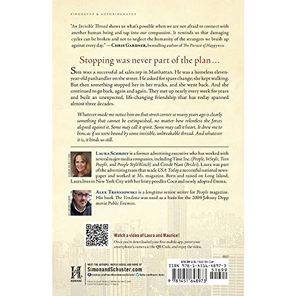 An Invisible Thread: The True Story of an 11-Year-Old Panhandler, a Busy Sales Executive, and an Unlikely Meeting with Destiny