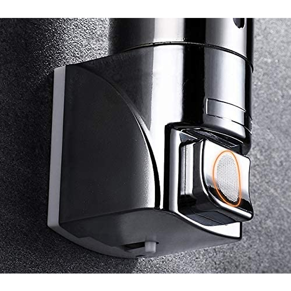 Adhesive Soap Dispenser 300ML Drill Free with Adhesive or Wall Mount with Screws,Manual Dispenser Shampoo Shower for Kitchen Bathrooms,Stainless Steel