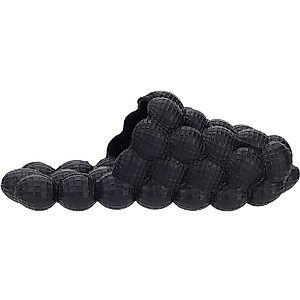 BRONAX Bubble Slippers Shoes for Girls Boys Golf Ball Cute buble Slides Funny Lychee House Shower Bath Slippers Sandals Golf Ball Slides Black Size 39-40