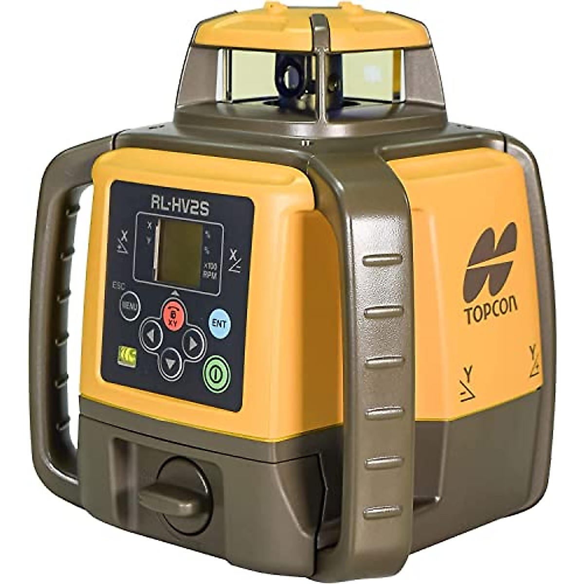 Topcon CLASS 1 2.4mW Laser RL-HV2S Leveling Dual Grade Laser Kit w/NiMH Battery