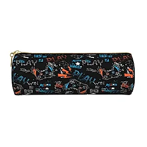 Cool Video Game Funny Pencil Case Large Capacity Pen Box Makeup Pouch Holder Organizer Stationery Bag For School Office College Traval Adults Boy Girls Women Men