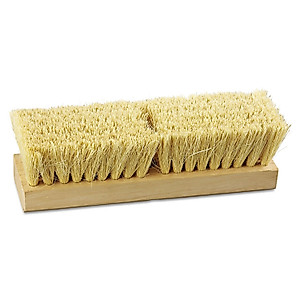 Boardwalk BWK3210 10 in. Brush 2 in. White Tampico Bristles Deck Brush Head