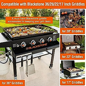 AKSDTH 2 Pack Blackstone Silicone Grease Cup Liners for 36 28 22 17 Inch Griddle, Reusable Grease Catcher Liner Grill Grease Tray Blackstone Accessories, Replacement of Aluminum Foil Drip Pans, Orange