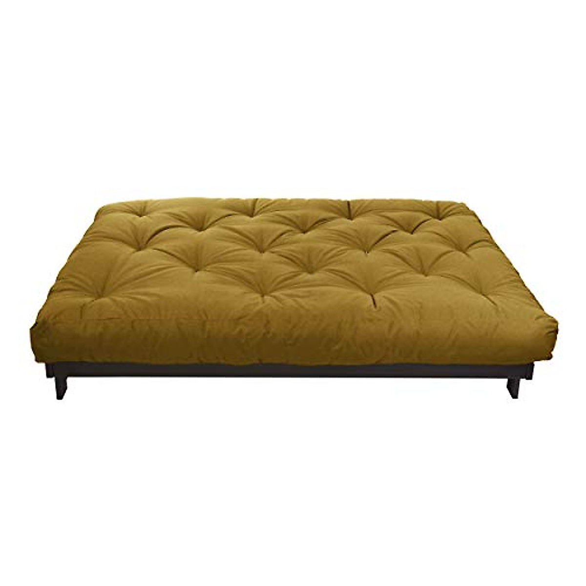 Trupedic Futon Mattress for Floor or Frame - Plush Foldable Sofa Bed for Adults & Kids - Portable Convertible Foam Futon for Dorm Room, Camping, Office - Frame Not Included (5” Thickness, Full Size)