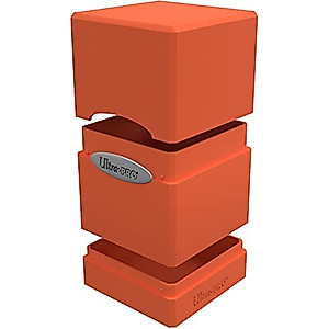 Ultra Pro E-15732 Satin Tower Deck Box-Pumpkin Orange