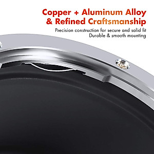 K&F Concept Lens Mount Adapter for Canon EF EF-S Lens to Sony Alpha E NEX Mount Mirrorless Cameras, Manual Focus Lens Adapter with Matting Varnish Design, Not Auto-Focus