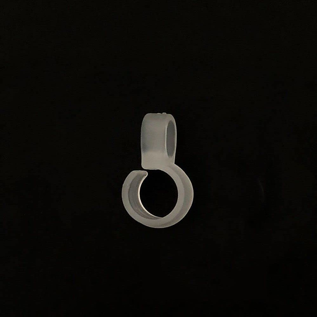 20pcs Windproof Hook Round Hanging Hook Hanger Clothes Buckle Hook Non-Slip Clothes Hanger Buckle Clips(White)