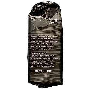 Allegro Coffee, Organic Mexico Light Roast Ground Coffee, 12 oz.