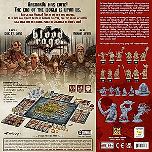 Blood Rage (Core Box) | Strategy Game | Viking Fantasy Board Game | Tabletop Miniatures Battle Game for Adults and Teens | Ages 14+ | 2-4 Players | Avg. Playtime 60-90 Mins | Made by CMON