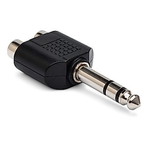 Hosa GPR-484 Dual RCA to 1/4" TRS Adaptor