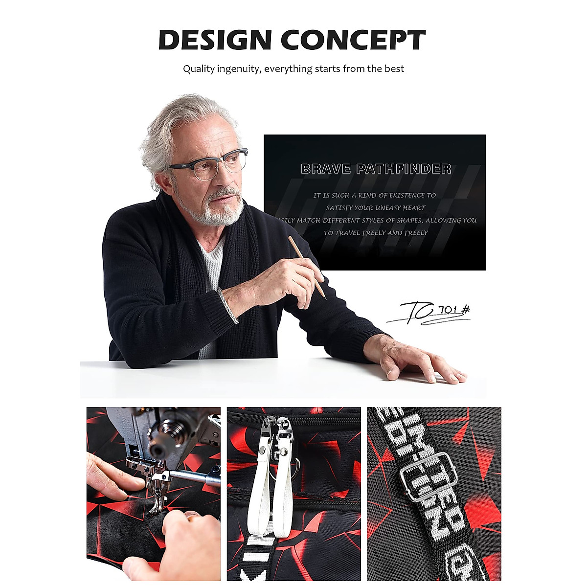 GGOV Gym Sport Bag Backpack Duffle Bag Weekender Bag Waterproof Travel Sling Bag Casual Daypack for Men and Women