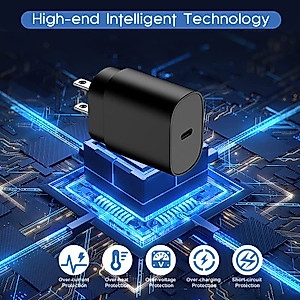 USB C Samsung Galaxy Fast Charger, Super Fast 25W Samsung Wall Charger Block with 2X Type C Cable+60W Dual Car Charger for Samsung Galaxy S23 Ultra/S23+/S23/S22 Ultra/S22+/S22/S21/S20/Note 20/Note 10+