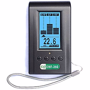 GQ Ghost Meter Ghost Detector Ghost Hunting 3-in-1 EMF-360 Multi-Field EMF Meter RF Detector Sensor