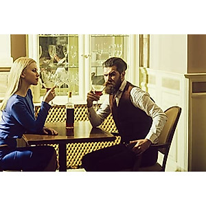 Martini Glasses Set of 4 - 11 oz Tall Martini Glasses, Elegant European Margarita Glasses, Premium Hand Blown Cocktail Glasses, Stemmed Martini Glasses, Crystal Glasses for Martini, Dishwasher Safe