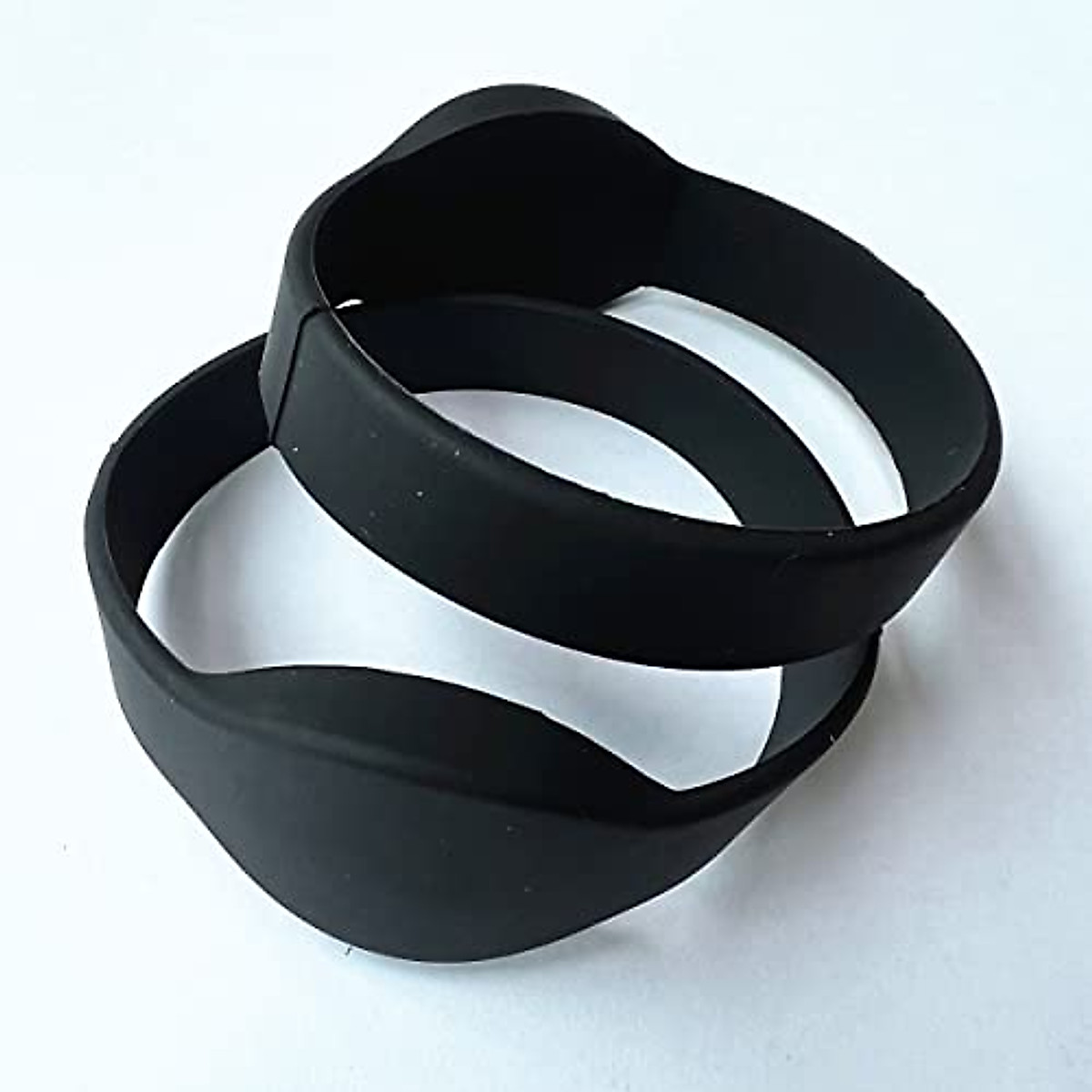YARONGTECH RFID Bracelet,125khz em4100 RFID Silicone Wristband for Access Control (Pack of 5) (Black)