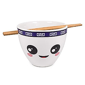 Bowl Bop Lo Mein Japanese Dinnerware Set | 16-Ounce Ramen Bowl, Chopsticks