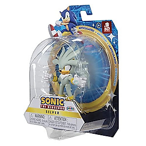 Sonic The Hedgehog 2.5-Inch Action Figure Modern Silver Collectible Toy