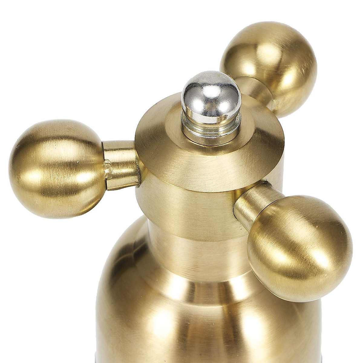 BORDSTRACT Pepper Grinder, Stainless Steel Salt and Pepper Grinder Salt Spice Mill Adjustable Coarseness Grinder, Seasoning Grinding Kitchen Tool for Cooking Gold)