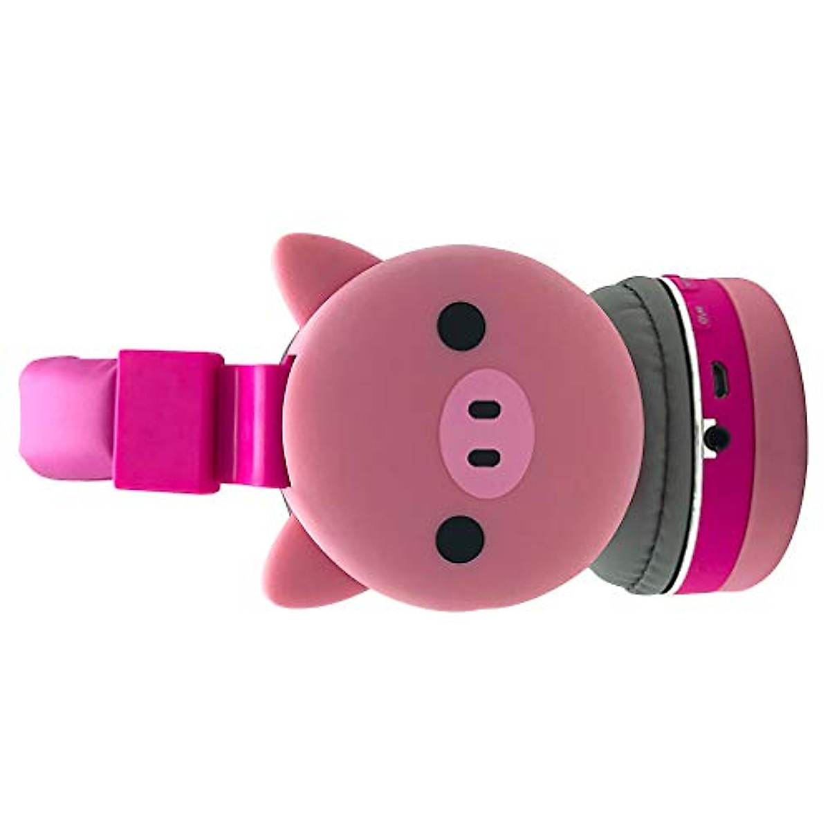 EXCEART Wireless Headset Cat Audio Headphones Panda Pig Unicorn On-Ear Headphones Aniamal Telephone Headsets Earbuds Earphones for Girl