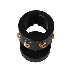 Dokili ALUMINUM Tungsten Electrode Sharpener Grinder Head TIG Welding Tool with Cut-Off Slot Multi-Angle & Offsets 5X 25mm Double Diamond Wheels 1X Connecting Rod