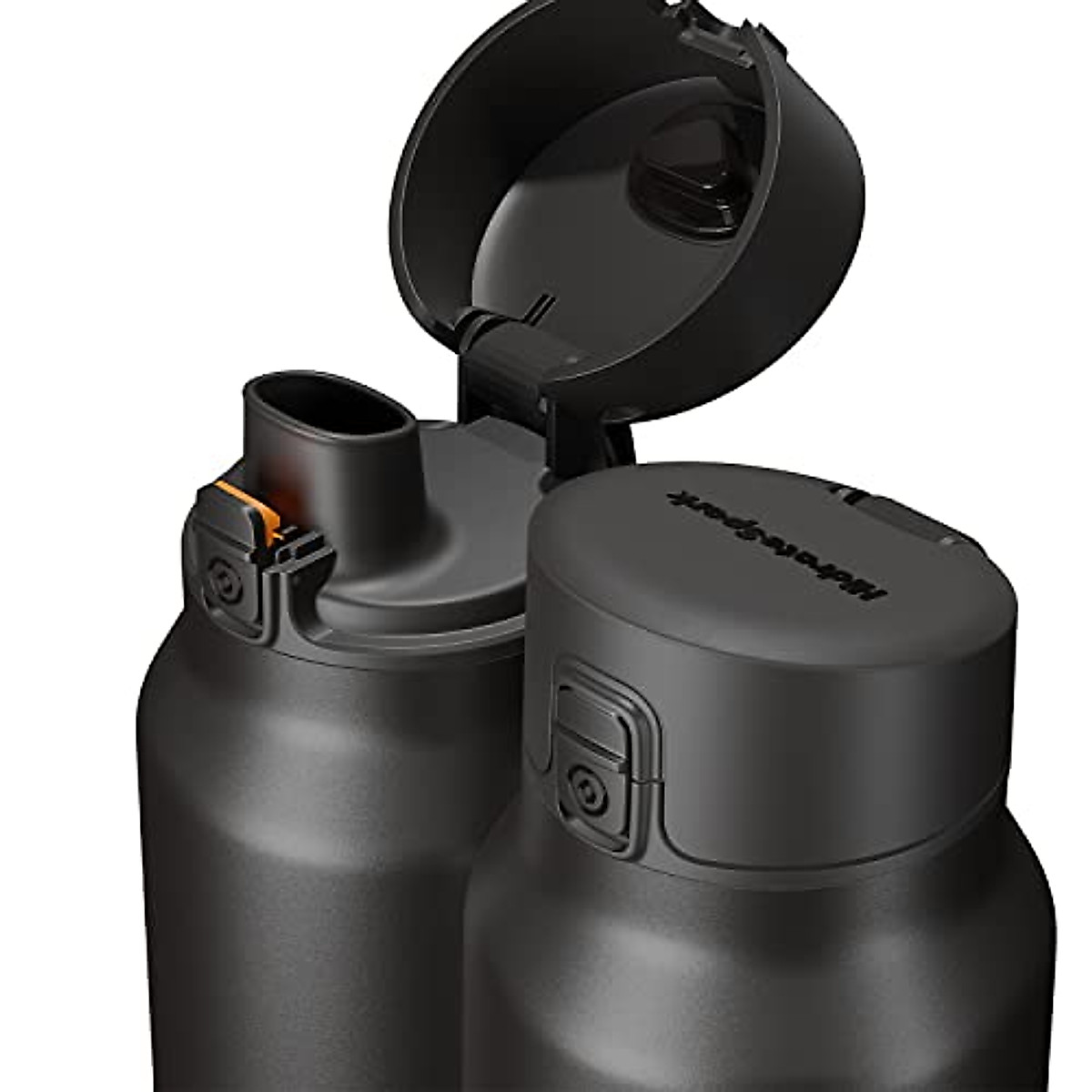 Hidrate Spark PRO Smart Water Bottle – Insulated Stainless Steel – Tracks Water Intake with Bluetooth, LED Glow Reminder When You Need to Drink – Chug Lid, 32oz, Black