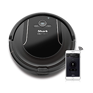 SHARK ION Robot Vacuum R85 WiFi-Connected with Powerful Suction, XL Dust Bin, Self-Cleaning Brushroll and Voice Control with Alexa or Google Assistant (RV850)