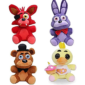 Mokorety FNAF Plushies Set,FNAF Plushies,FNAF Plush,FNAF Security Breach Plushies Set for Game Fans (Classic)