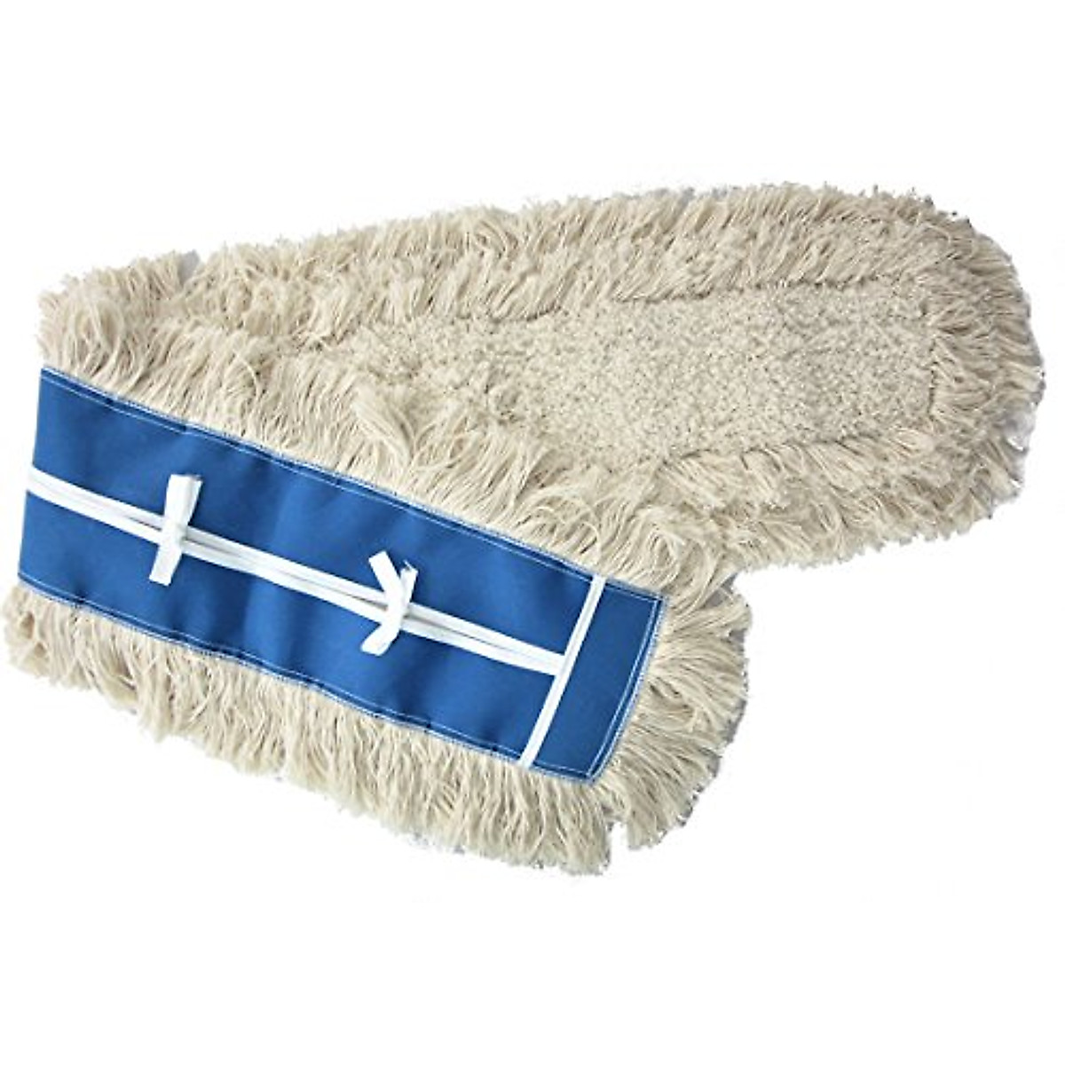 48" Industrial Strength Washable Cotton Dust Mop Refill Replacement Head for Home & Commercial Use for 48 Inch Frame Cleans Hardwood Laminate Concrete or Other Floor Systems