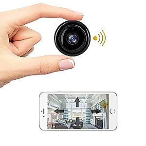AOLANS Mini Camera 1080P Hidden Camera Indoor Home Security Camera Dimmable/Pet Camera/Nanny cam Security Home Monitor 30 Days Free Cloud Storage or Installation 64G Night Vision for iOS/Android