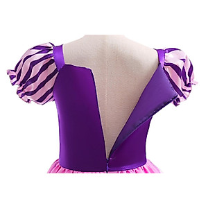 Dressy Daisy Baby Girls Long Hair Princess Fancy Dress Up Costume Halloween Birthday Party Cosplay Outfit with Size 18-24 Months