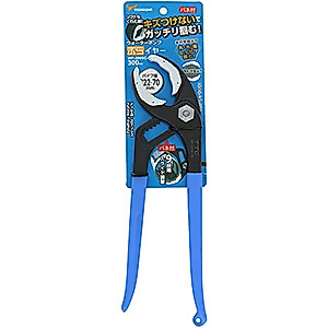 Tsunoda WP-300SC-S, Water Pump PLA-iers, Soft Resin Jaw Water Pump Pliers w/built-in-spring, 12-inch