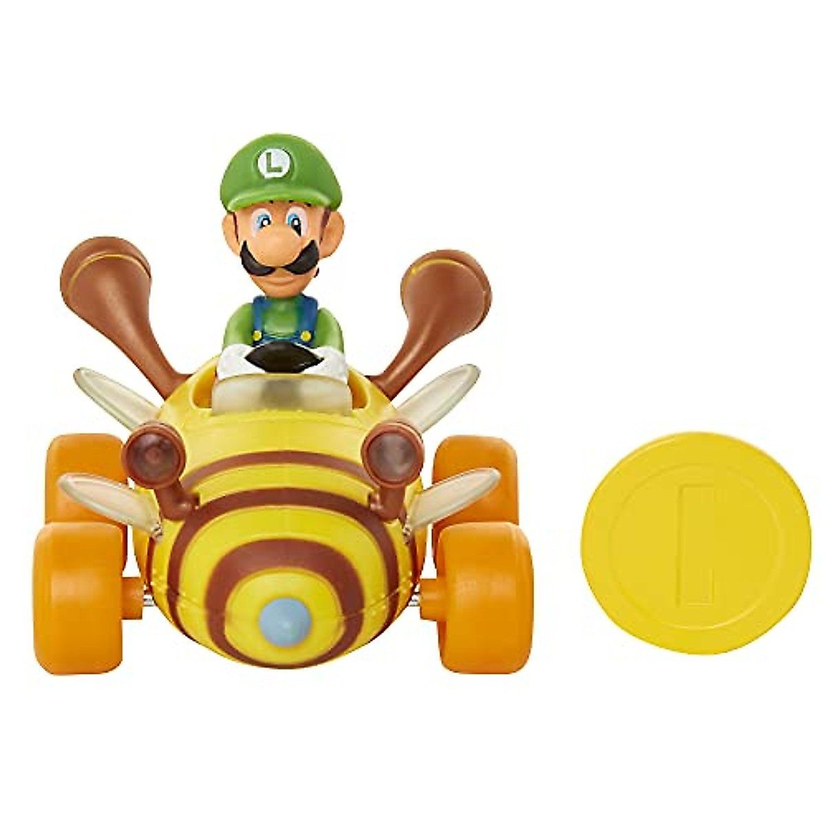 Super Mario Coin Racers Cars 3Pk Vehicle Set, Yellow