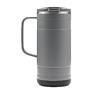 Pelican Hydration Pelican Ridge™ 18 oz Vacuum Insulated Tumbler - Recycled Stainless Steel Double Wall Travel with Dual Lid, Powder Coated Insulated Coffee Mug For Hot Cold Drinks, Graphite