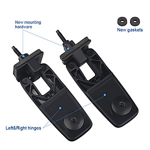 WMPHE Compatible with Rear Window Hinge Ford Escape Mercury Mariner Mazda Tribute 2008 2009 2010 2011 2012, Liftgate Glass Hinge, Replaces OEM 8L8Z78420A68C, 8L8Z78420A68D