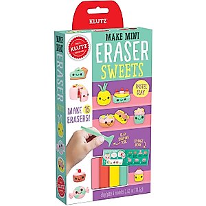Klutz Mini Eraser Sweets Craft Kit Brown/a, 5" Length x 1.5" Width x 9" Height