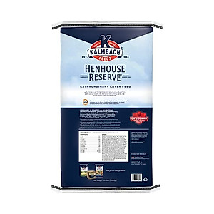 Kalmbach Feeds Henhouse Reserve 17% Whole Grain Complete Layer Feed for Hens, 30 lb