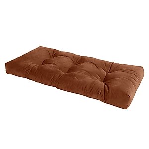 ROFIELTY Bench Cushion 36 inches. Non-Slip Tufted Cushion for Indoor/Outdoor use, Comfortable Window Cushion, Soft Piano Bench Cushion.Multi-Scene use of Cushions. (36x14x3, Brown)