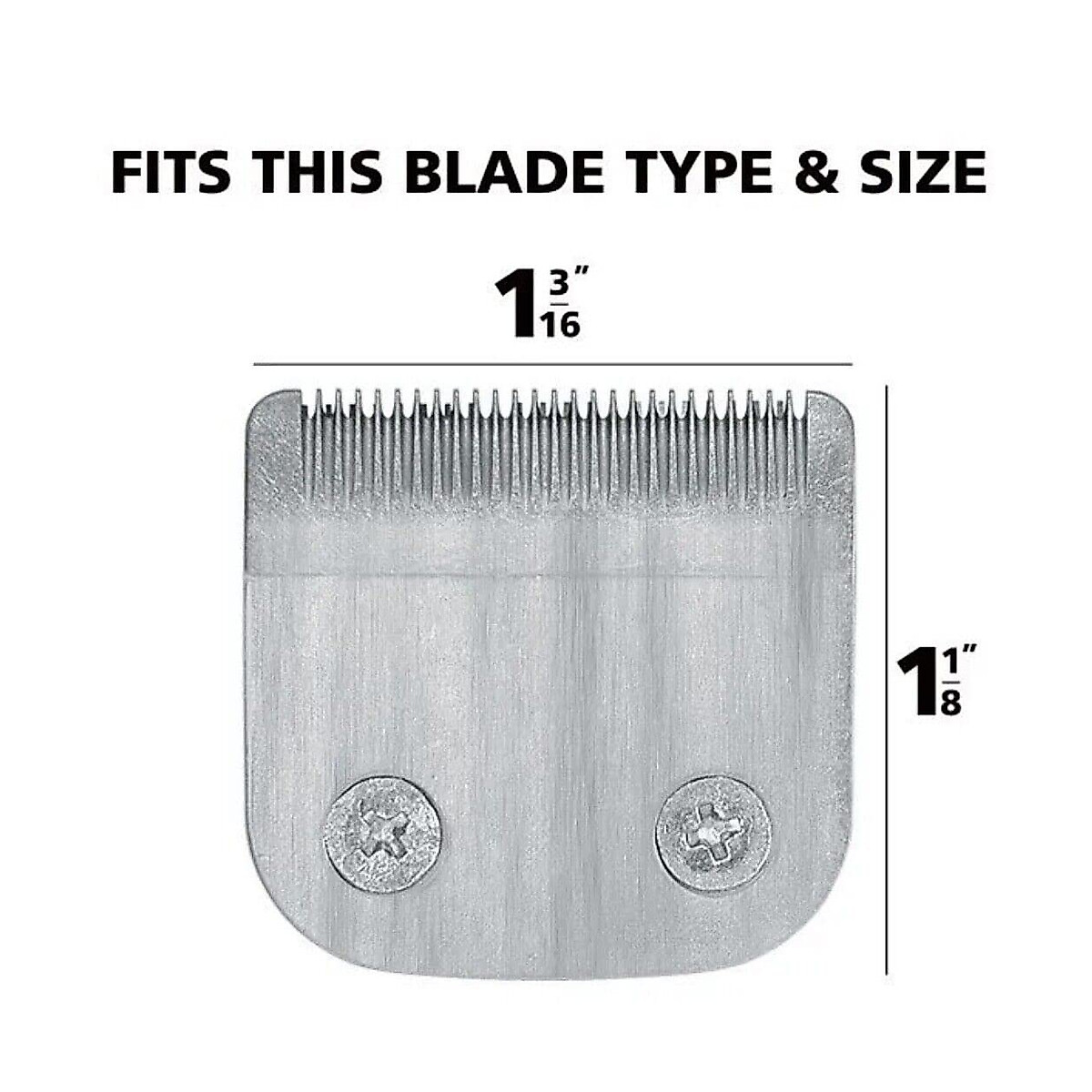 Trimmer Replacement 10 Setting Position Adjustable Guard Guide Comb 2mm - 11mm Standard Blade 59300 for Wahl All in One Lithium Ion Beard (Fits Only One Blade Size for Specific Models)