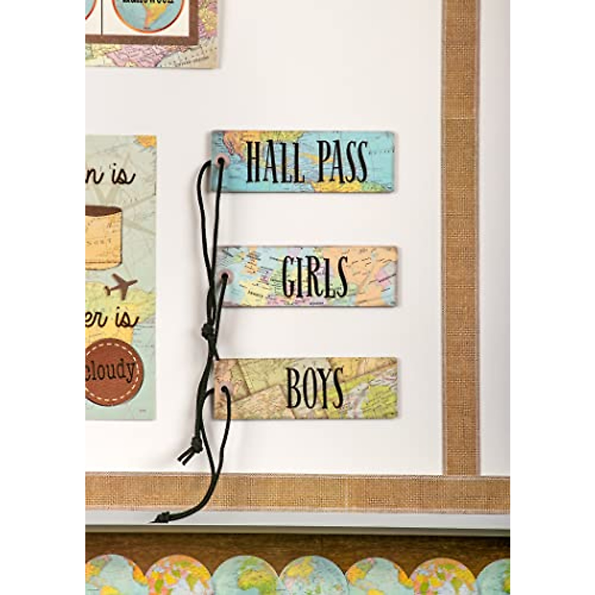 Teacher Created Resources Travel The Map Magnetic Hall Pass (TCR77476)