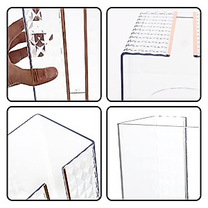 Zerodeko Wall Mount Paper Towel Dispenser Transparent Folded Paper Towel Holder Hand Towel Guest Towel Napkin Holder Box for Bathroom Toilet Kitchen